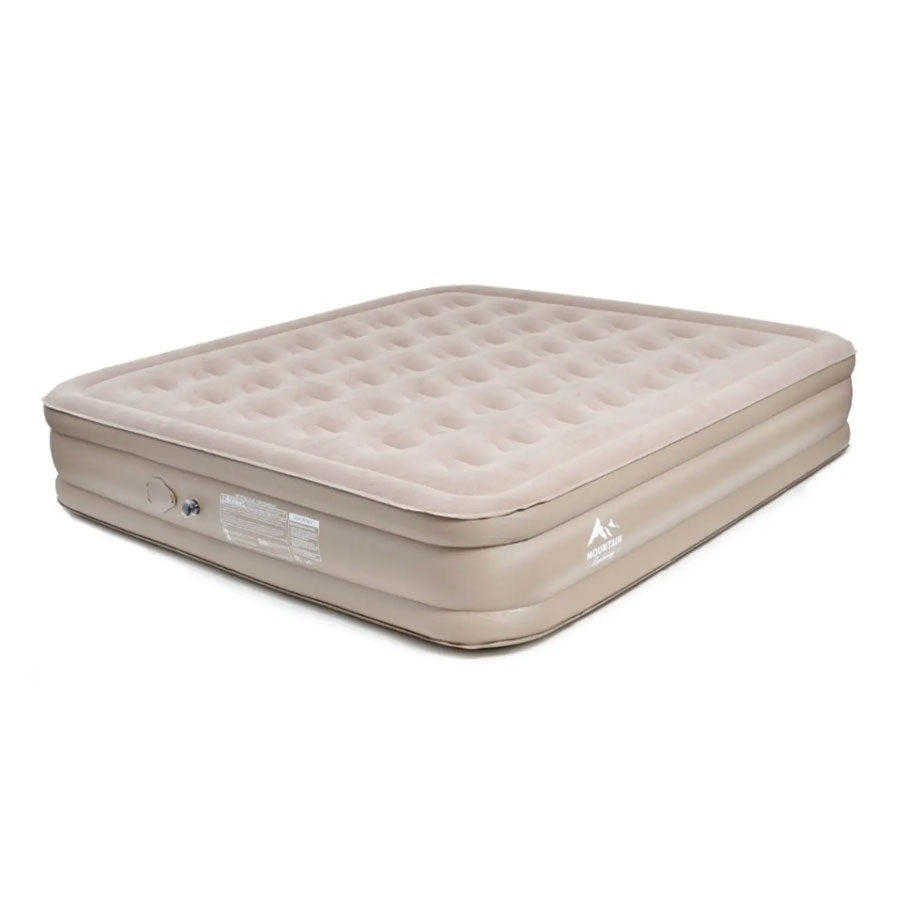 INFLATABLE DOUBLE MATTRESS WITH BUILD IN AIR PUMP | SPOTSHOP